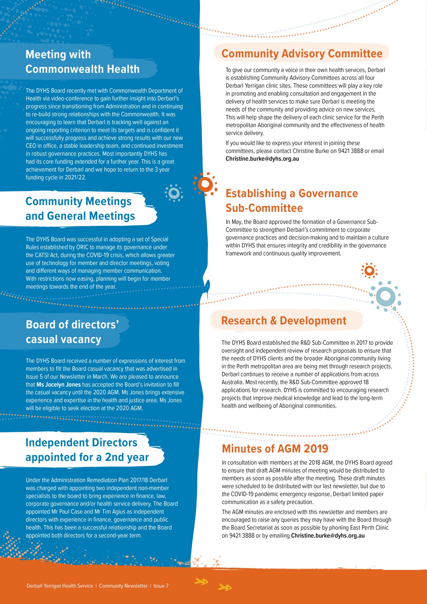 Community Newsletter - Issue 7 • Derbarl Yerrigan • Aboriginal Medical ...